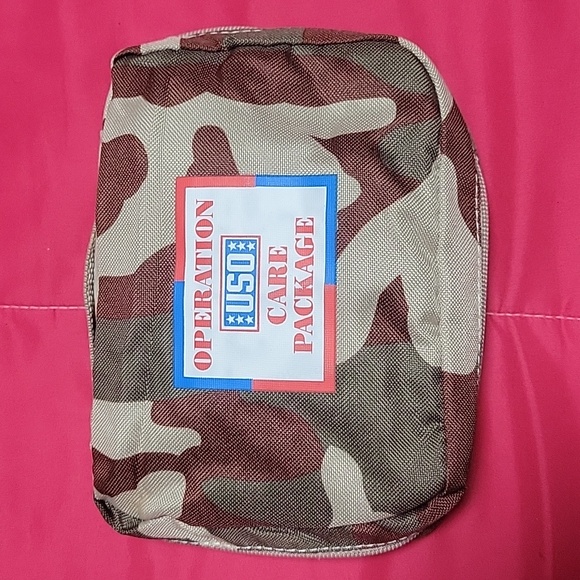 Bags | Uso Operation Care Package Army Camo Print Travel Bag With Many ...